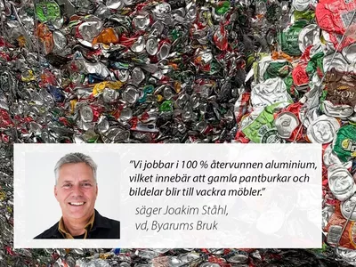 Gamla pantburkar och bildelar blir vackra möbler | Byggbasen